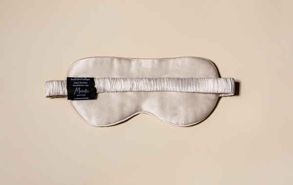 Fog Grey Silk Eye Mask – Muraki
