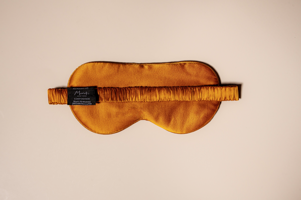 Burnt Orange Silk Eye Mask – Muraki